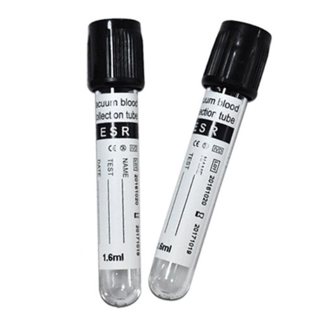 Vacuum Blood Collection ESR Tubes with Sodium Citrate 3.8% – 100pc – V Shop