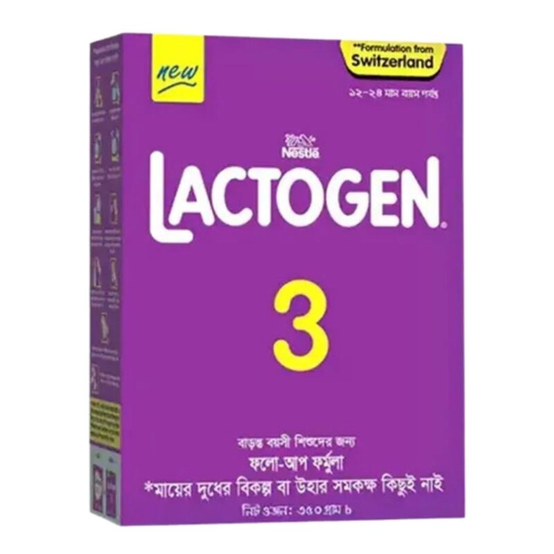 Nestle Lactogen 3 Formula Milk Powder (12-24m) – 350g – V Shop