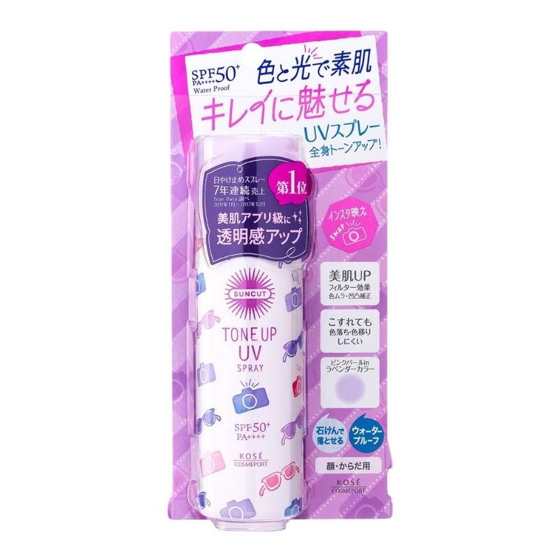 Kose Suncut Tone Up UV Spray SPF50+ PA++++ 60g – V Shop